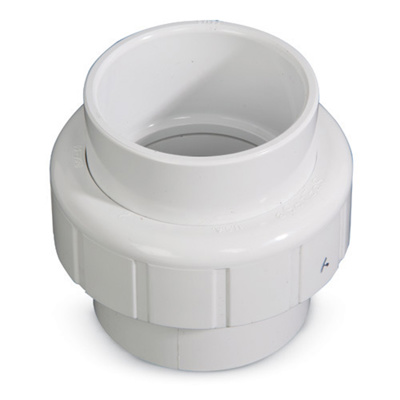 4" Sch 40 PVC Union SOC x SOC EPDM, 497-040, Pk/4 | USABlueBook.com