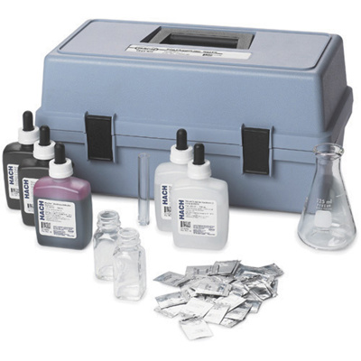 Hach Hardness Test Kit, HA-DT, 10 to 4,000 mg/L, 100 Tests, 2063600 ...
