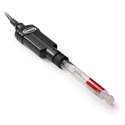 Hach IntelliCAL™ Red Rod pH Probe (for General Purpose), Refillable, 0 ...