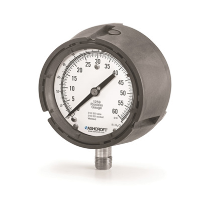 Ashcroft® Water Level Gauge, 4", 0 - 100 Psi / 0 - 230 Feet H2O, SS ...
