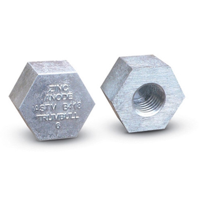 Zinc Anode Cap, 2.5 oz, Fits 3/4" Bolts, Domestic | USABlueBook.com