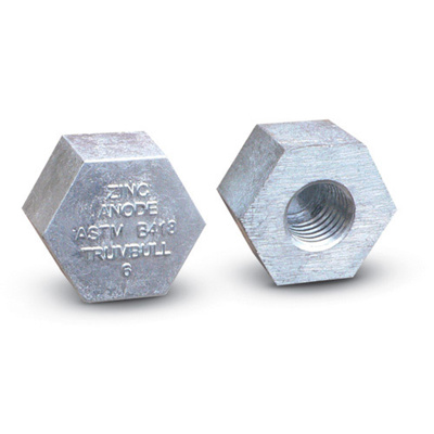 Zinc Anode Cap, 6 oz, Fits 3/4" Bolts, Domestic | USABlueBook.com