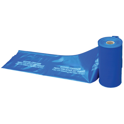 Blue Polywrap, 300' roll, 8 mil, for 14" to 16" pipe, 388-8715 ...