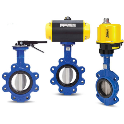 Cast Iron Butterfly Valve, Wafer Style, Nylon Disc, 6 Inch ...