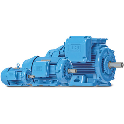 WEG TEFC W22 Motor w/ Base, 3 PH, 10 HP, 1800 RPM, 213/5T Frame, 208 ...