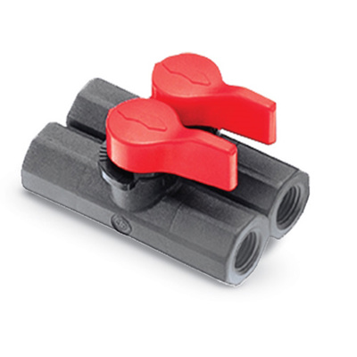 Asahi/America® Labcock®, PVC/EPDM, 1/4", NPT(M) x NPT(F) 1080002 ...