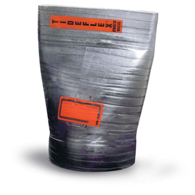 Tideflex® TF-2 Series Rubber Check Valve, Fits over 10.75" OD Pipe ...