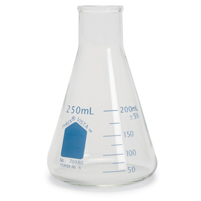 Corning Pyrex Economy Erlenmeyer Flask, 1000 mL, 70980-1L (6/Pack ...