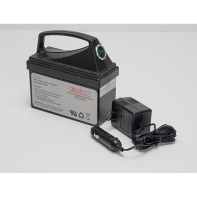 Sealed Lead Acid Battery for Geotech Geopump w/ Wall Socket Charger, 12 ...
