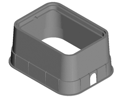 Series 1000 Rectangular Meter Box, 10" High | USABlueBook.com