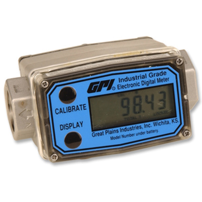 G2 Series Industrial Flowmeter/Totalizer, 1-1/2" NPT(F), Stainless ...