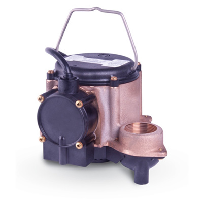 Little Giant® Heavy-Duty Sump Pump, Manual, Bronze, 0.4 HP, 1 PH, 8-CBM ...