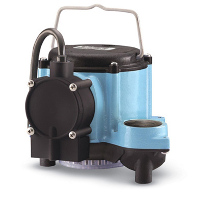 Little Giant® Heavy-Duty Sump Pump, Automatic, Cast Iron, 1/3 HP, 1 PH ...