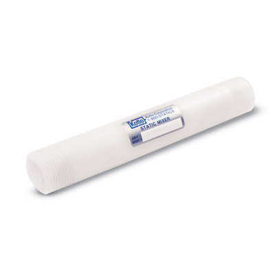Koflo® Static Mixer, PVDF, 12 Element, 1-1/2" NPT, 24"L, 1.5-80-10-12-2 | USABlueBook.com