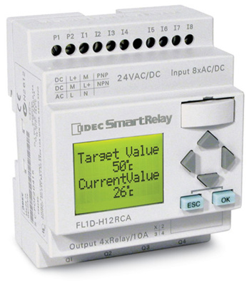 SmartRelay, 12/24VDC Power 8 Inputs, 4 Outputs | USABlueBook.com