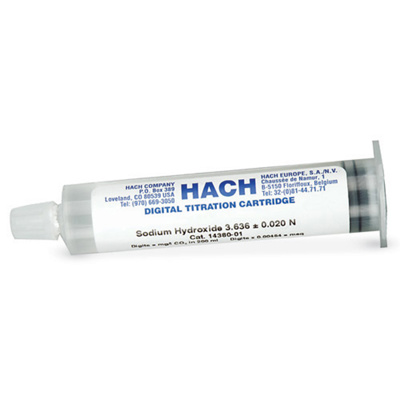 Hach Empty Titration Cartridge with Blank Label, 1449501 | USABlueBook.com