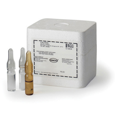 Hach Ultra Low Range Chlorine Buffer Solution, 1.5mL Ampules, 20/Pack ...