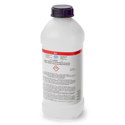 Reagent #3, for Hach 5500sc Ammonia Monochloramine Analyzer, 1-L Bottle ...