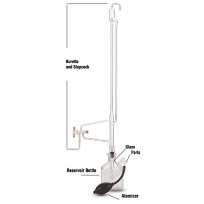 DWK Life Sciences (Kimble®) Kimax® Automatic Zero Buret with Bottle, 50 ...