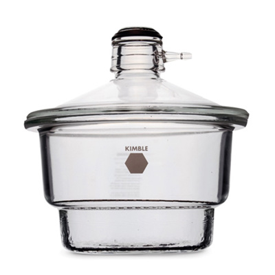 DWK Life Sciences (Kimble®) Vacuum Desiccator with Collar, 150 mm Dia x ...