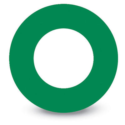 Hydrant Marker, 4-1/2" Outlet, Green | USABlueBook.com