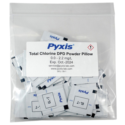 Pyxis Total Chlorine DPD Reagent Powder Pillows 100/PK | USABlueBook.com