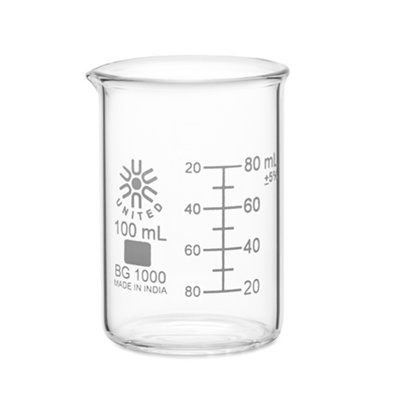 Low Form Griffin Beakers, Graduated, 100 mL, 12/pack | USABlueBook.com