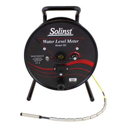 Solinst 102 Water Level Meter P10, Stainless Steel Probe, 300'L Marked ...