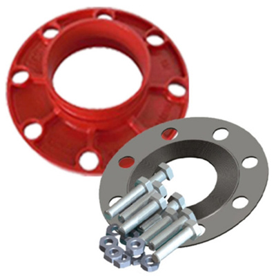 Grooved Flange Adapter with Seal-Tite Gasket & Bolt Accessories, 4 ...