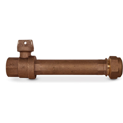A.Y. MCDONALD Lead-Free Repair Cut-in Curb Stop Valve, Regular Pattern ...