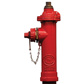 Kupferle Eclipse #2 Above-Grade Post Flushing Hydrant, 2.5" NST ...